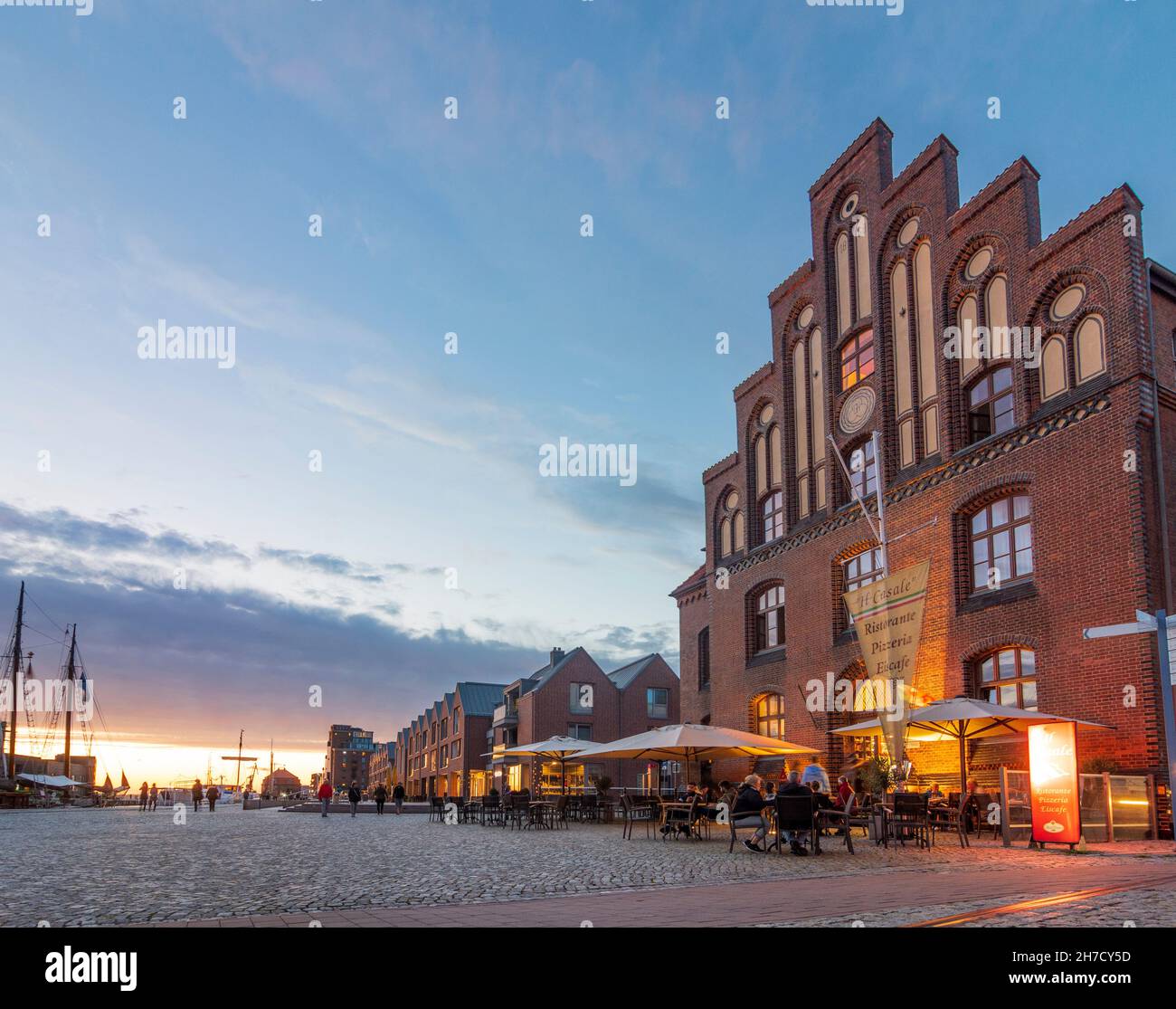 Wismar: Alter Hafen (Old Port), historic sail ships, open air ...