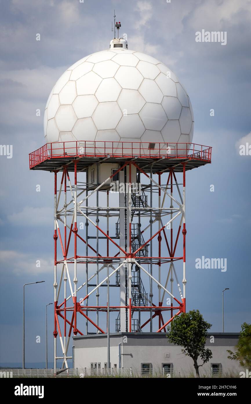 Doppler radar antenna tower hi-res stock photography and images - Alamy