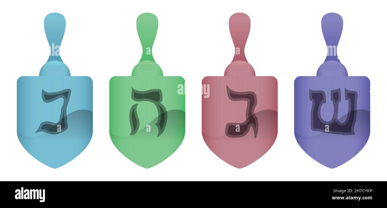 Dreidel Symbols Gimel