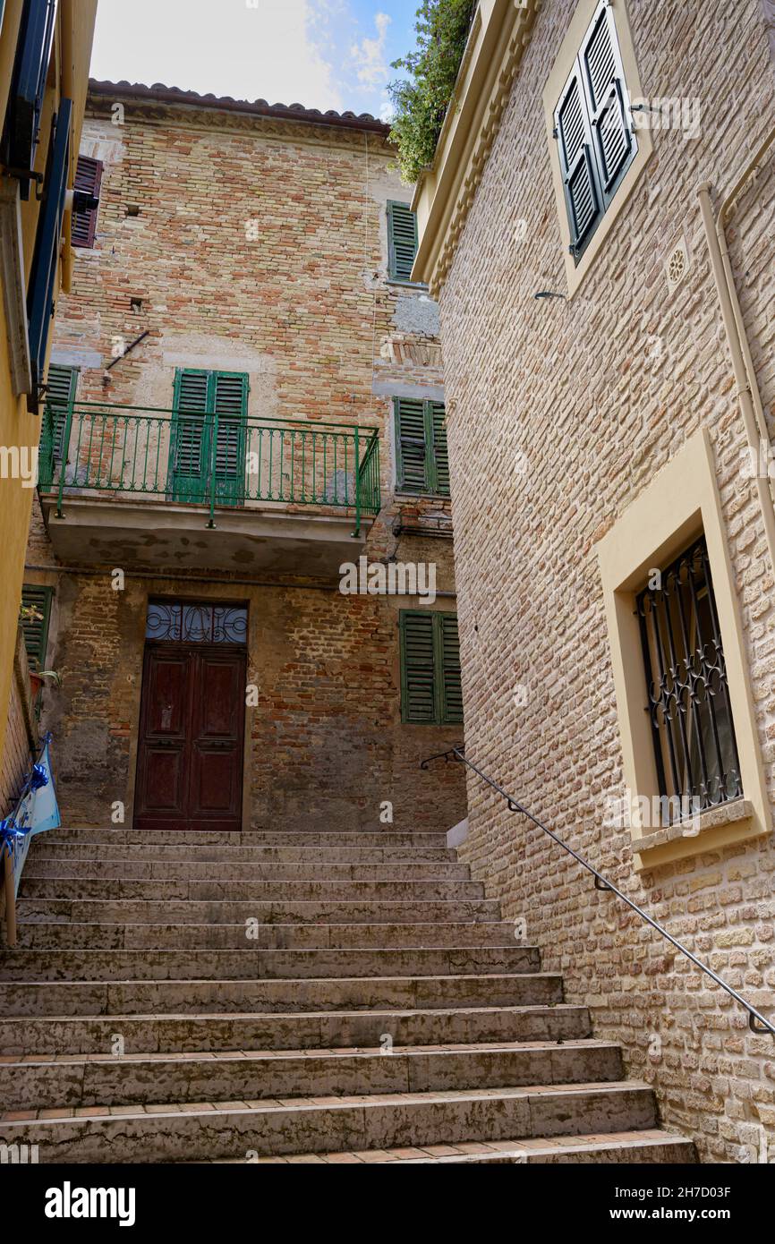 Corinaldo, Ancona province, Marche, Italy: medieval city surrounded by ...