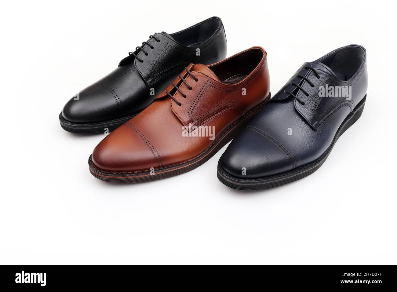 Classic, modern, leather men's shoes Stock Photo - Alamy