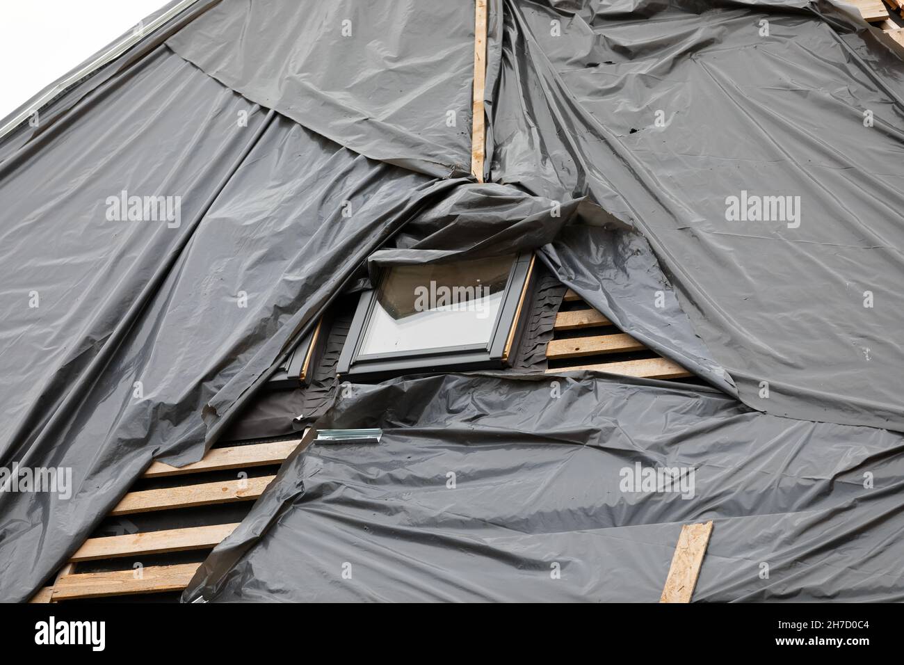Building with new skylight in roof Stock Photo - Alamy