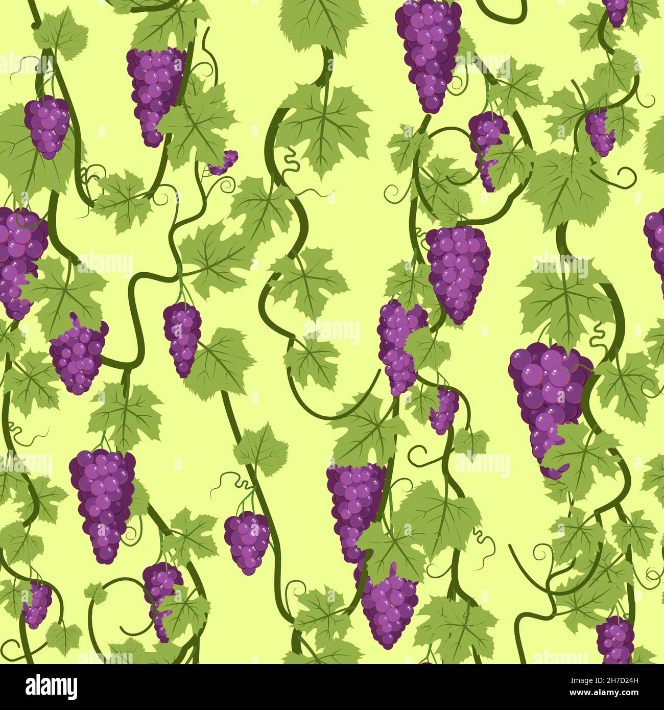 Autumn grapes vineyard Stock Vector Images - Alamy