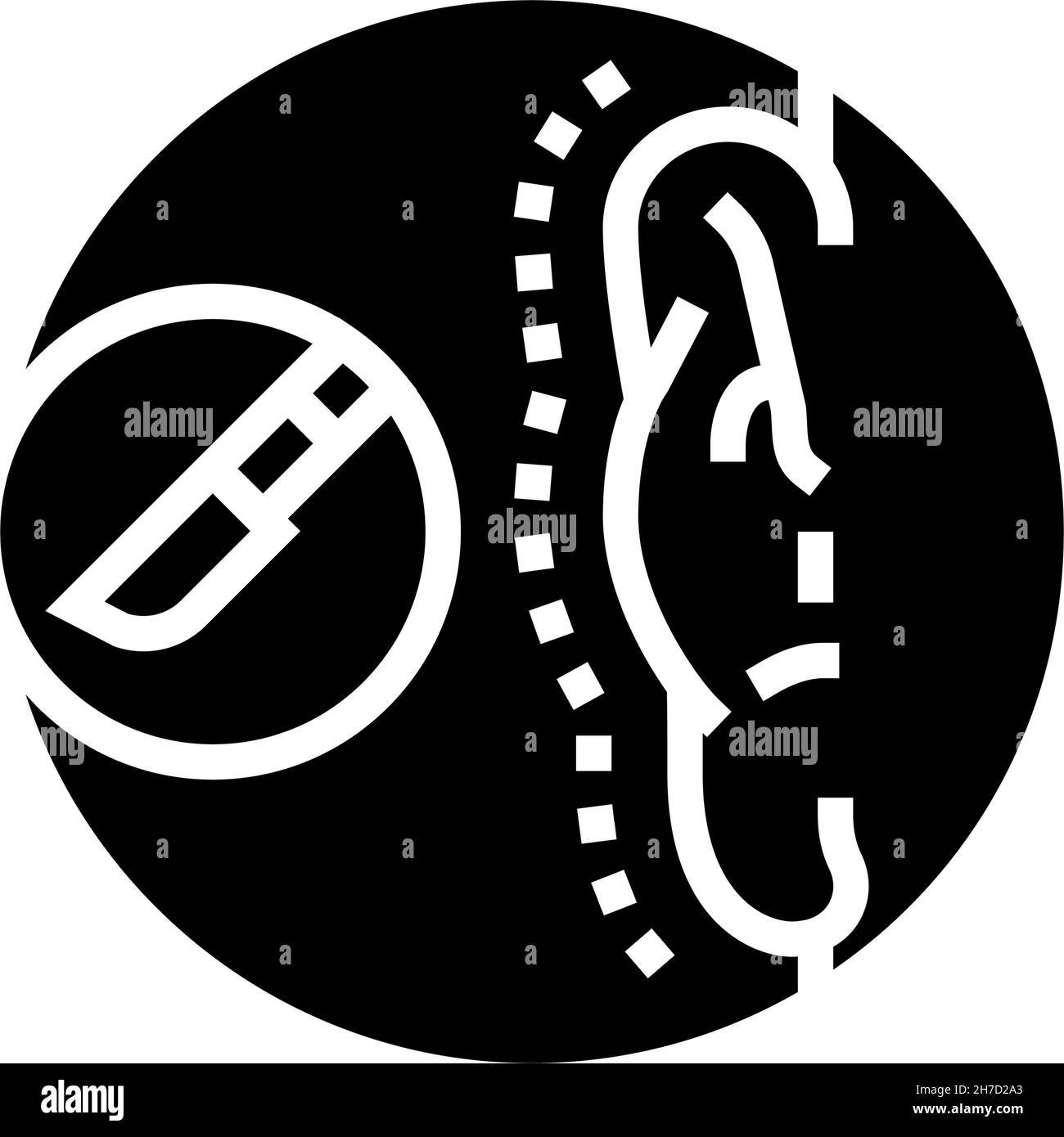 otoplasty surgery glyph icon vector illustration Stock Vector Image ...