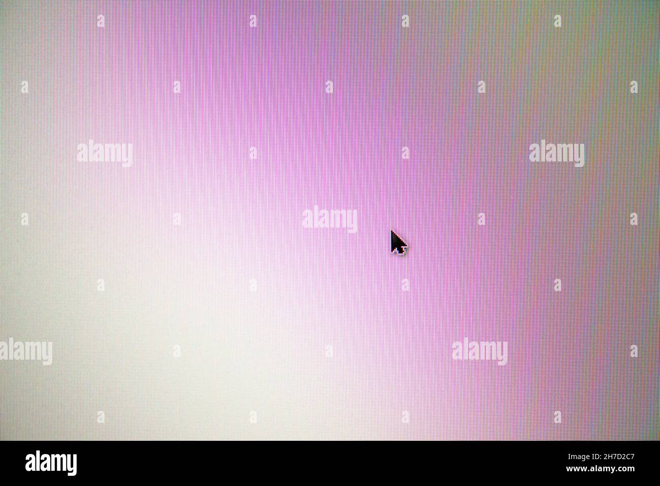 Mouse cursor on matrix of display, close up macro shot Stock Photo - Alamy