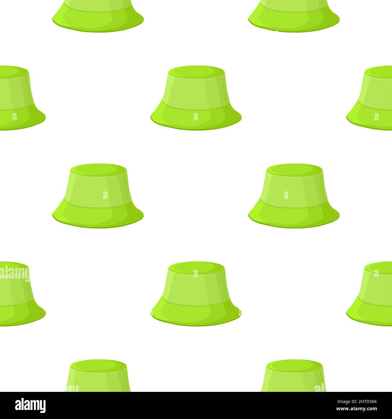 Illustration on theme colored pattern hats panama, beautiful caps in ...