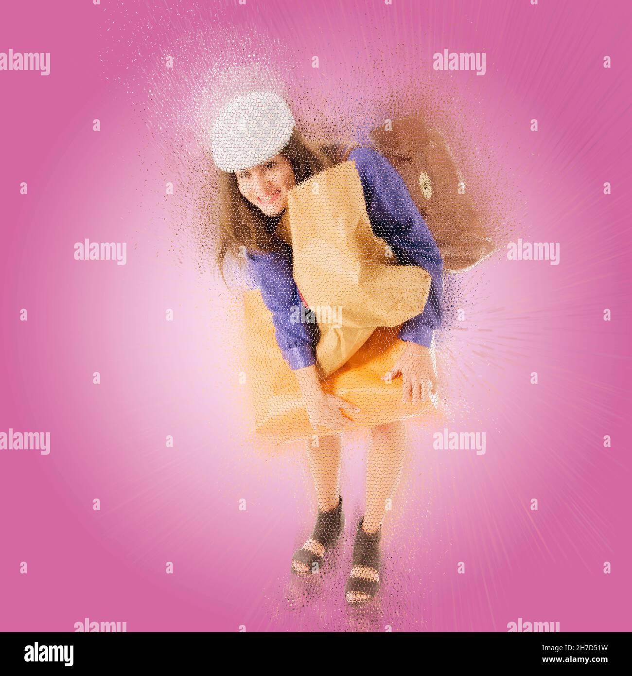 Fashionable woman out spending money hi-res stock photography and ...