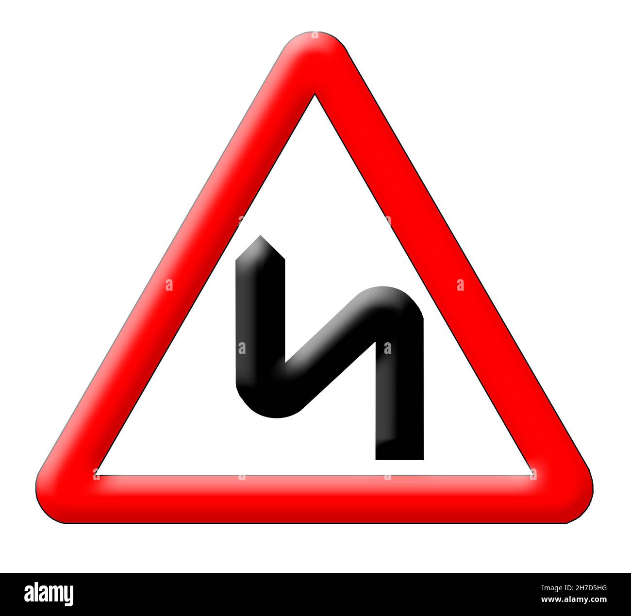 Sideways Triangle Street Sign