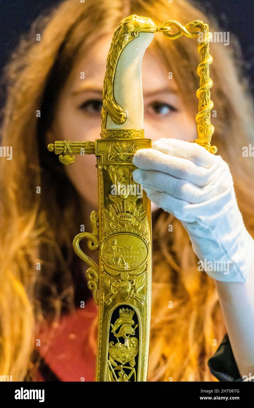 Lloyds patriotic fund trafalgar sword hi-res stock photography and ...