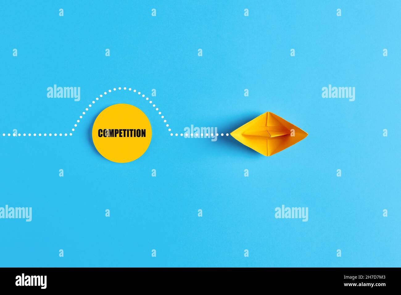 Paper boat overcomes the obstacle of competition. To succeed in ...