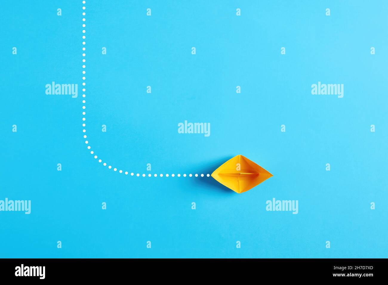 Choosing the new, right or alternative change path in business concept ...