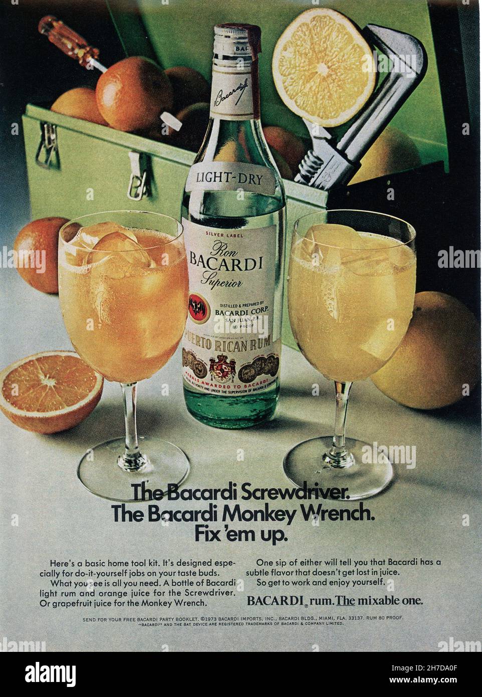 Bacardi advertisement hi-res stock photography and images - Alamy