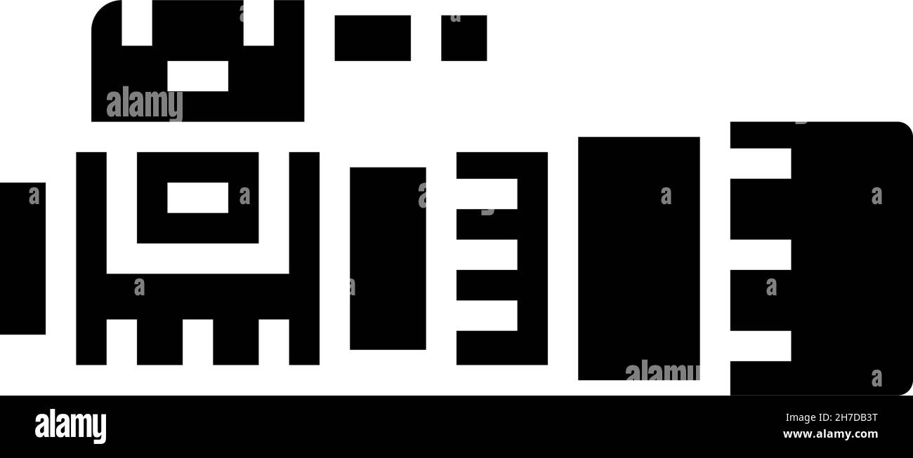 night vision scope glyph icon vector illustration Stock Vector Image ...