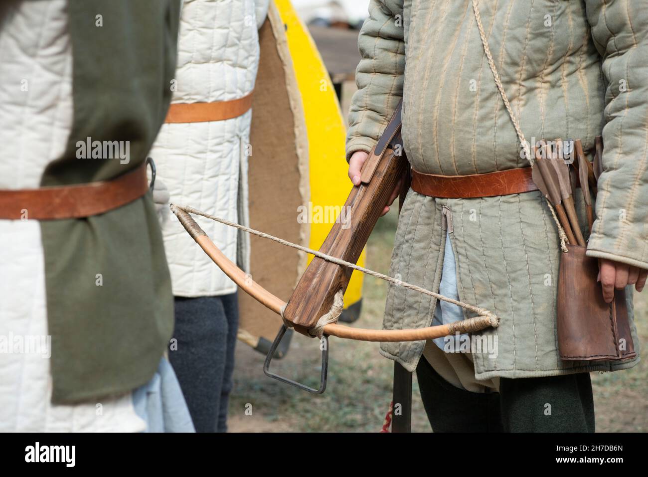 Italy, Lombardy, Medieval Historical Reenactment, Arbalester Stock ...