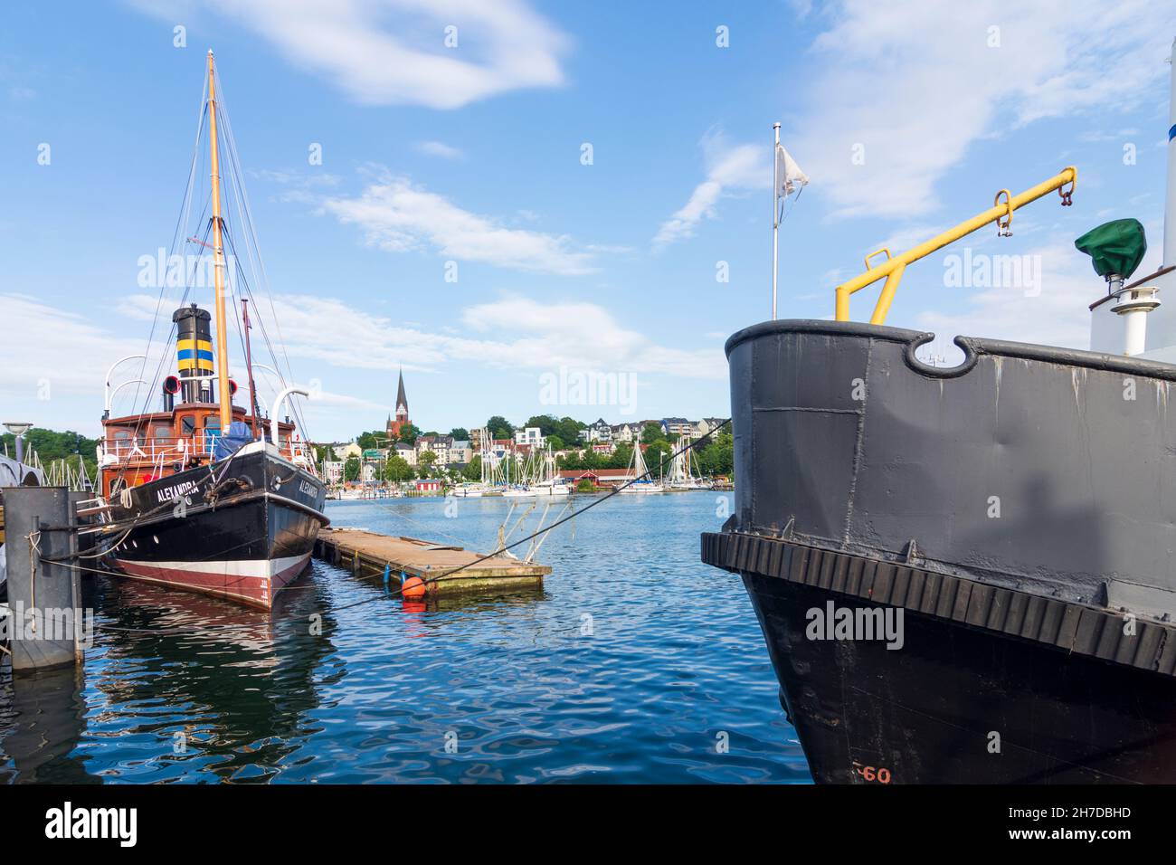 Historic ship alexandra in ostsee baltic sea hi-res stock photography ...