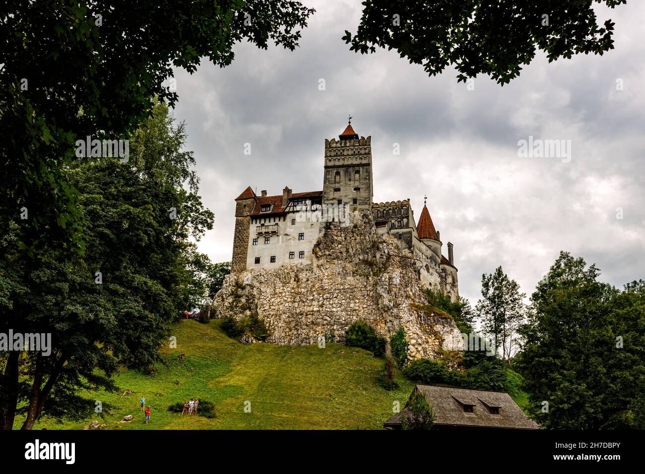 The castle of bran in Transylvania Romania Stock Photo - Alamy