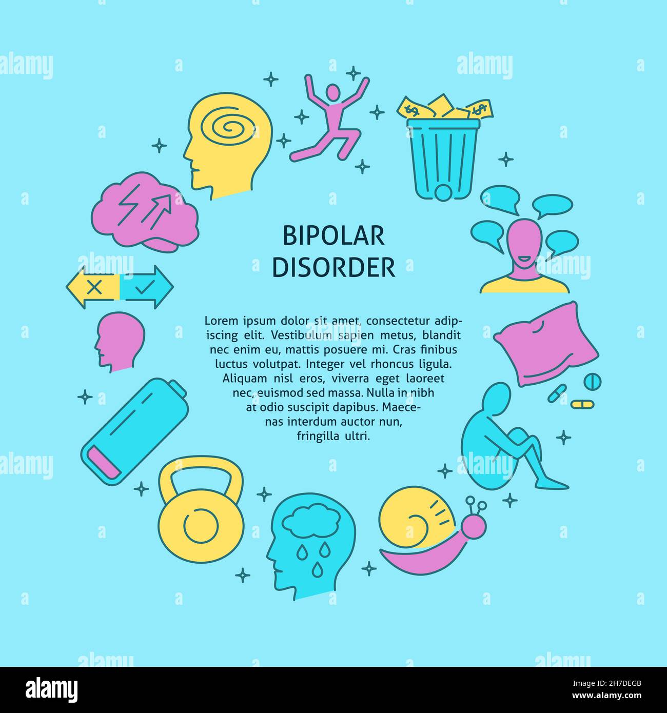 Bipolar disorder in human brain hi-res stock photography and images - Alamy