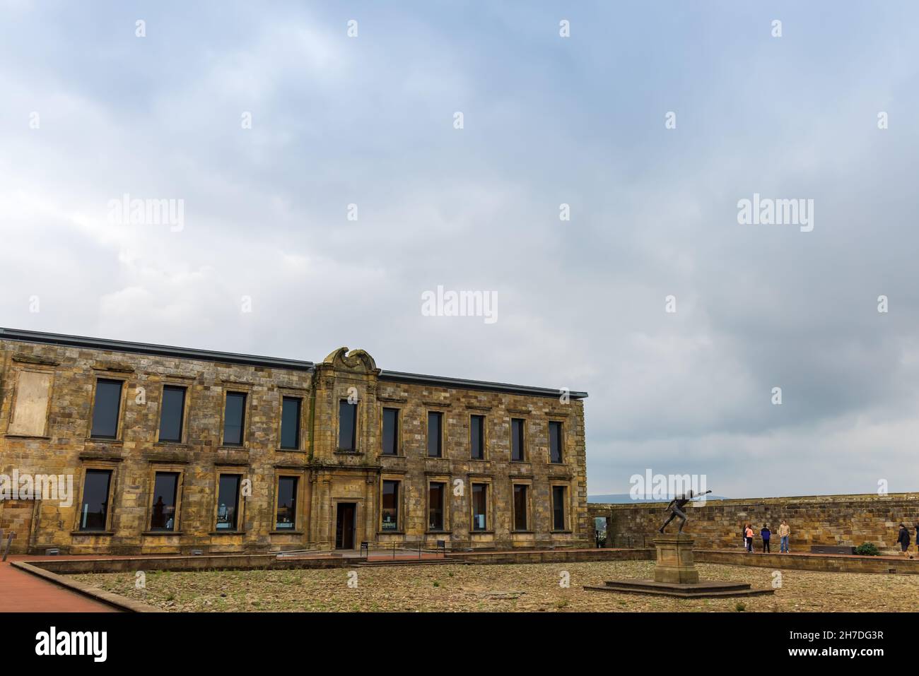 Cholmley House or Whitby Hall was built in18th century as a banqueting ...