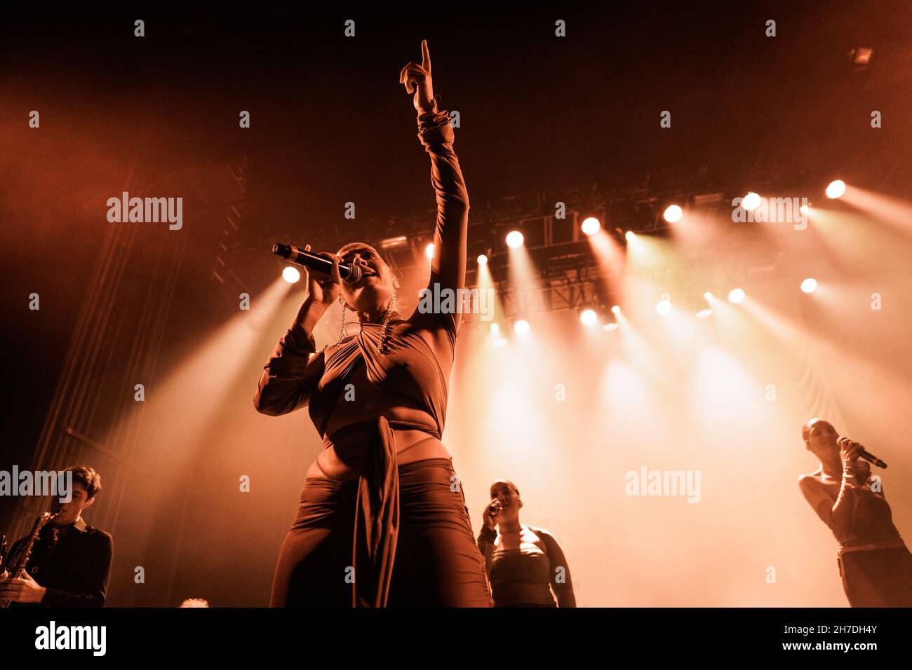 Copenhagen, Denmark. 10th, November 2021. The Danish singer and ...