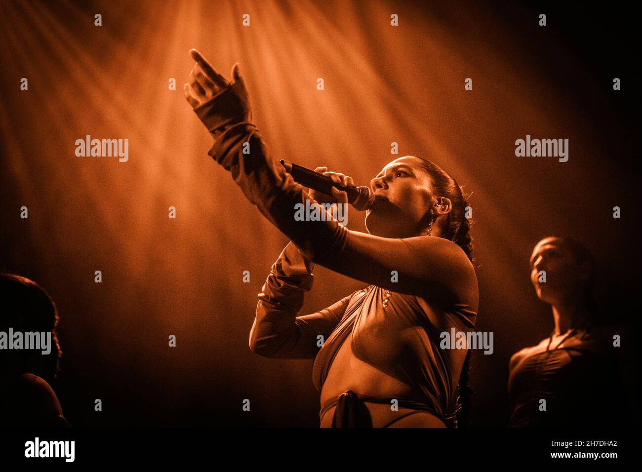 Copenhagen, Denmark. 10th, November 2021. The Danish singer and ...