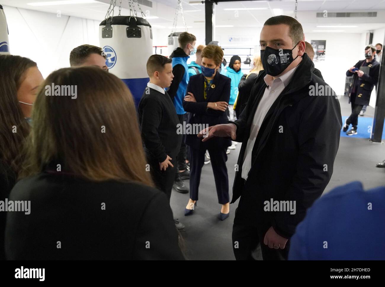 Scottish Conservative leader Douglas Ross alongside First Minister ...
