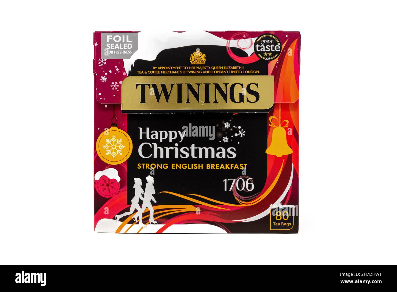 Twinings Strong English Breakfast 80 Tea Bags Stock Photo - Alamy