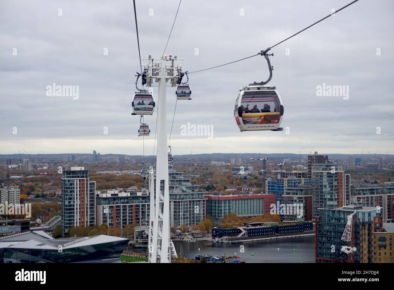 Emirates Cable Car in Greenwich, London, United Kingdom Stock Photo - Alamy