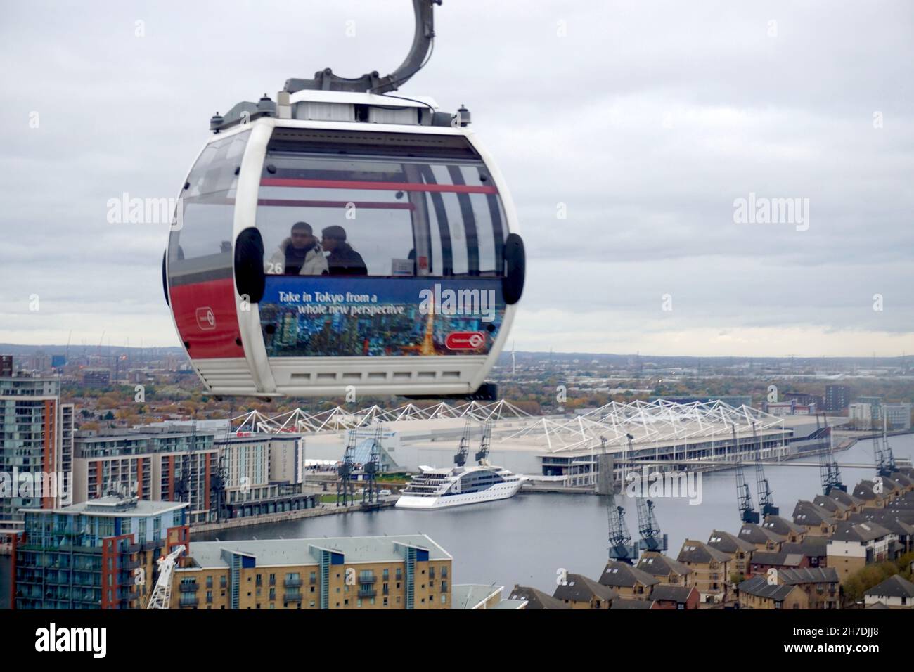 Emirates Cable Car in Greenwich, London, United Kingdom Stock Photo - Alamy