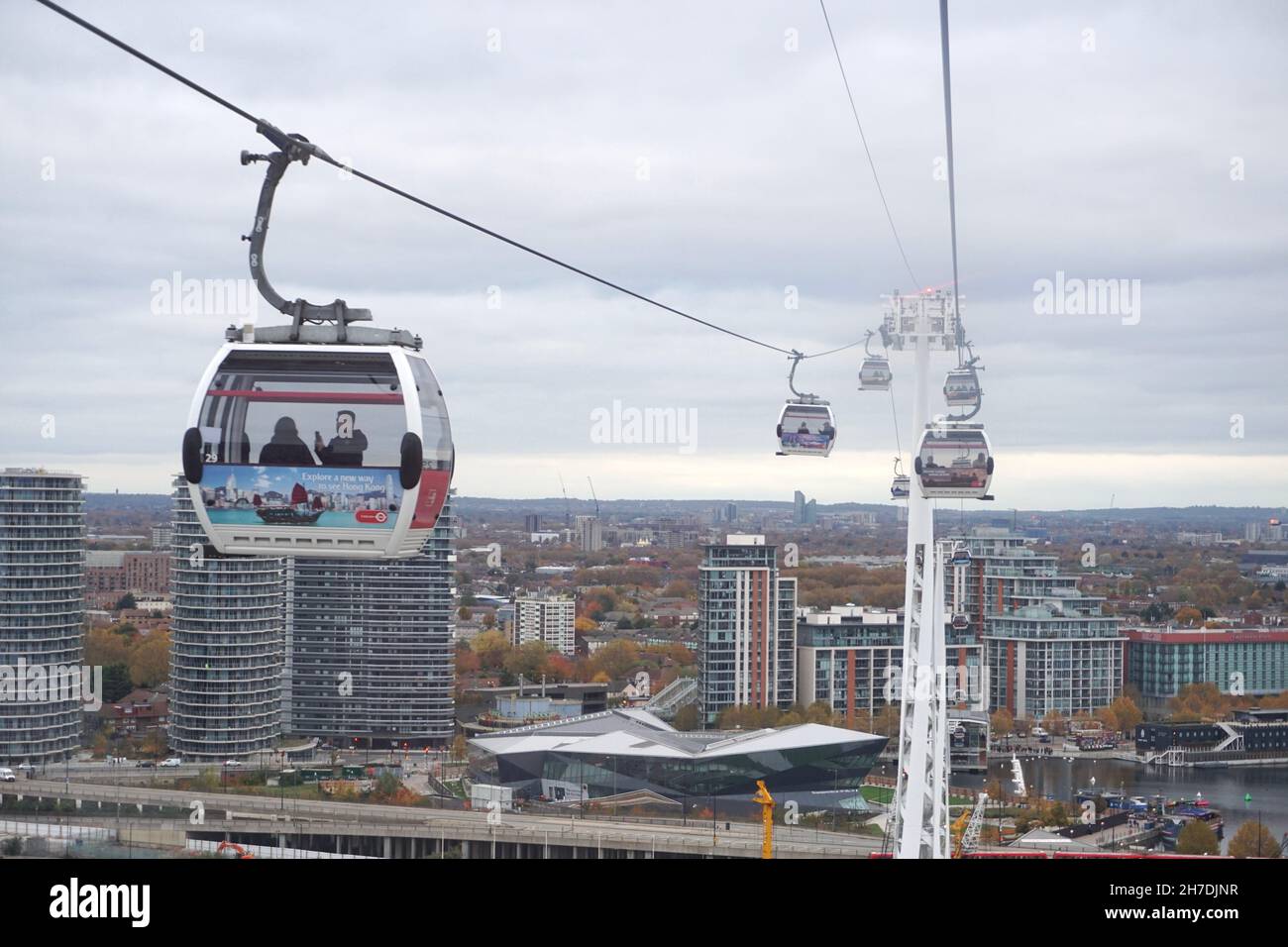 Emirates Cable Car in Greenwich, London, United Kingdom Stock Photo - Alamy