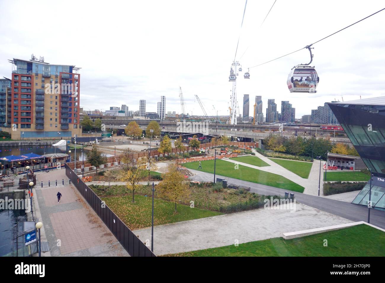 Emirates Cable Car in Greenwich, London, United Kingdom Stock Photo - Alamy