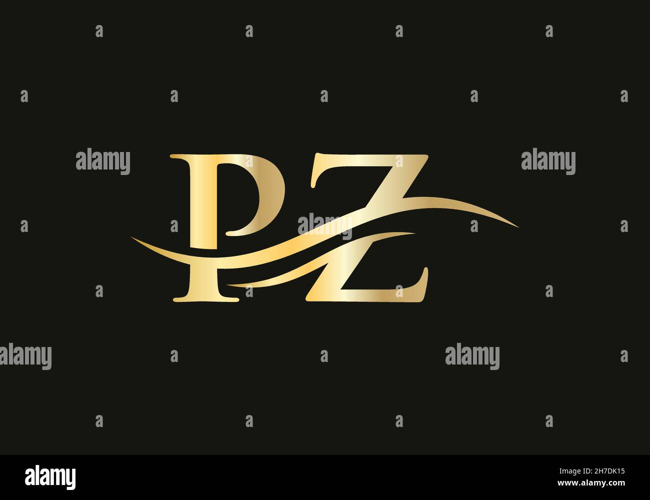 PZ Logo design vector. Swoosh letter PZ logo design. Initial PZ letter ... PZ Logo design vector. Swoosh letter PZ logo design. Initial PZ letter ...