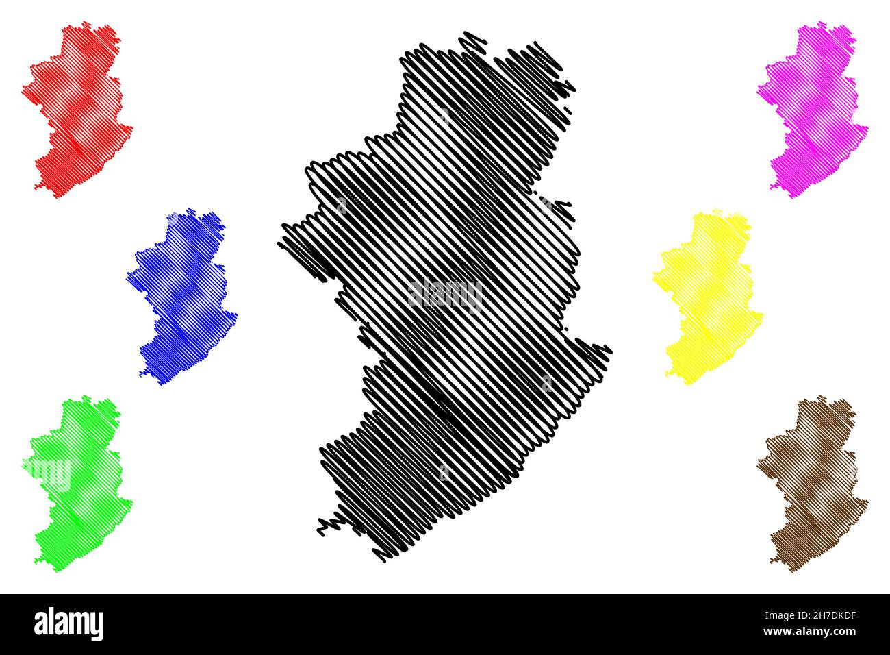 Damoh district (Madhya Pradesh State, Sagar division, Republic of India ...