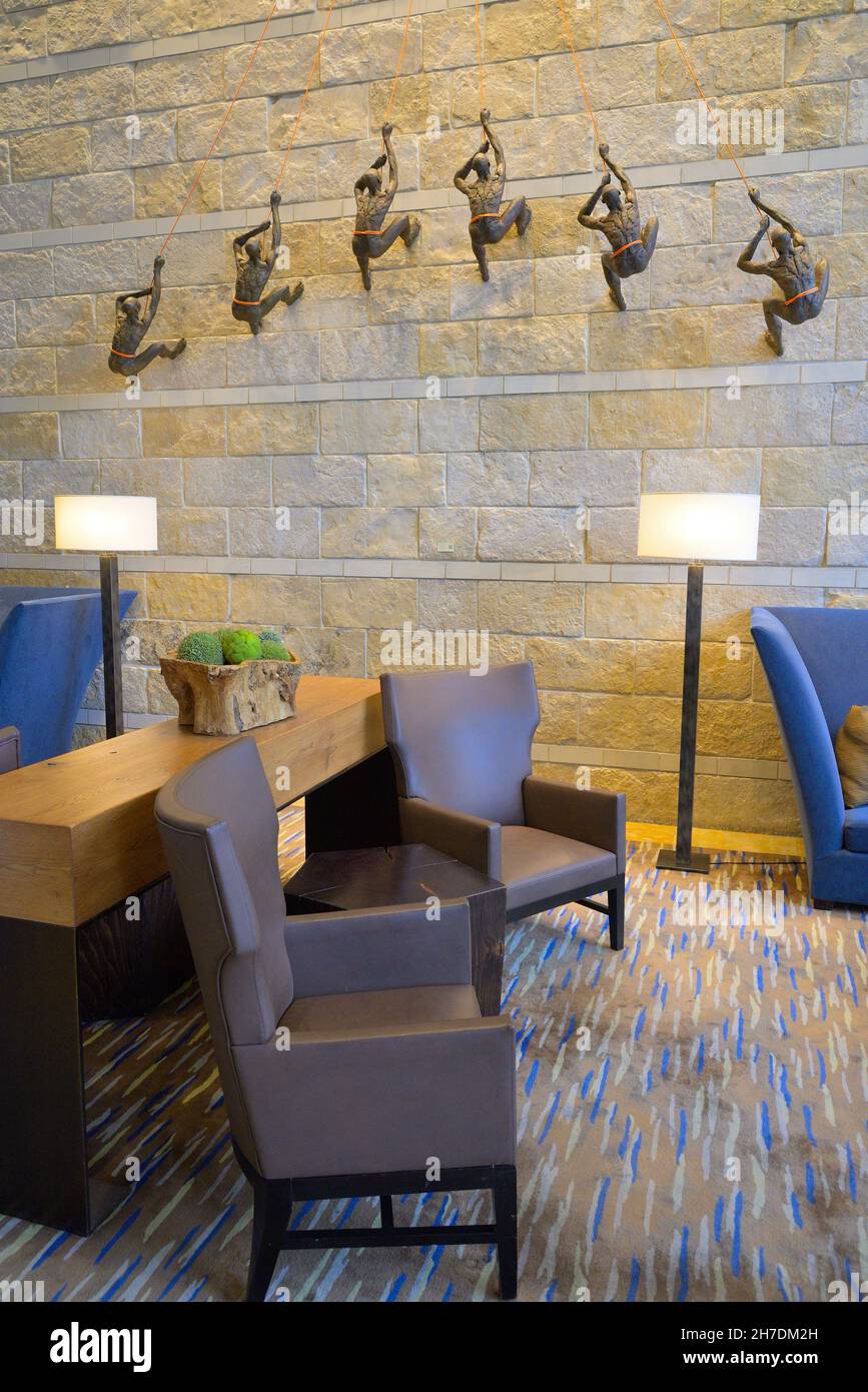 Lobby at the Hyatt Regency, Denver CO Stock Photo - Alamy