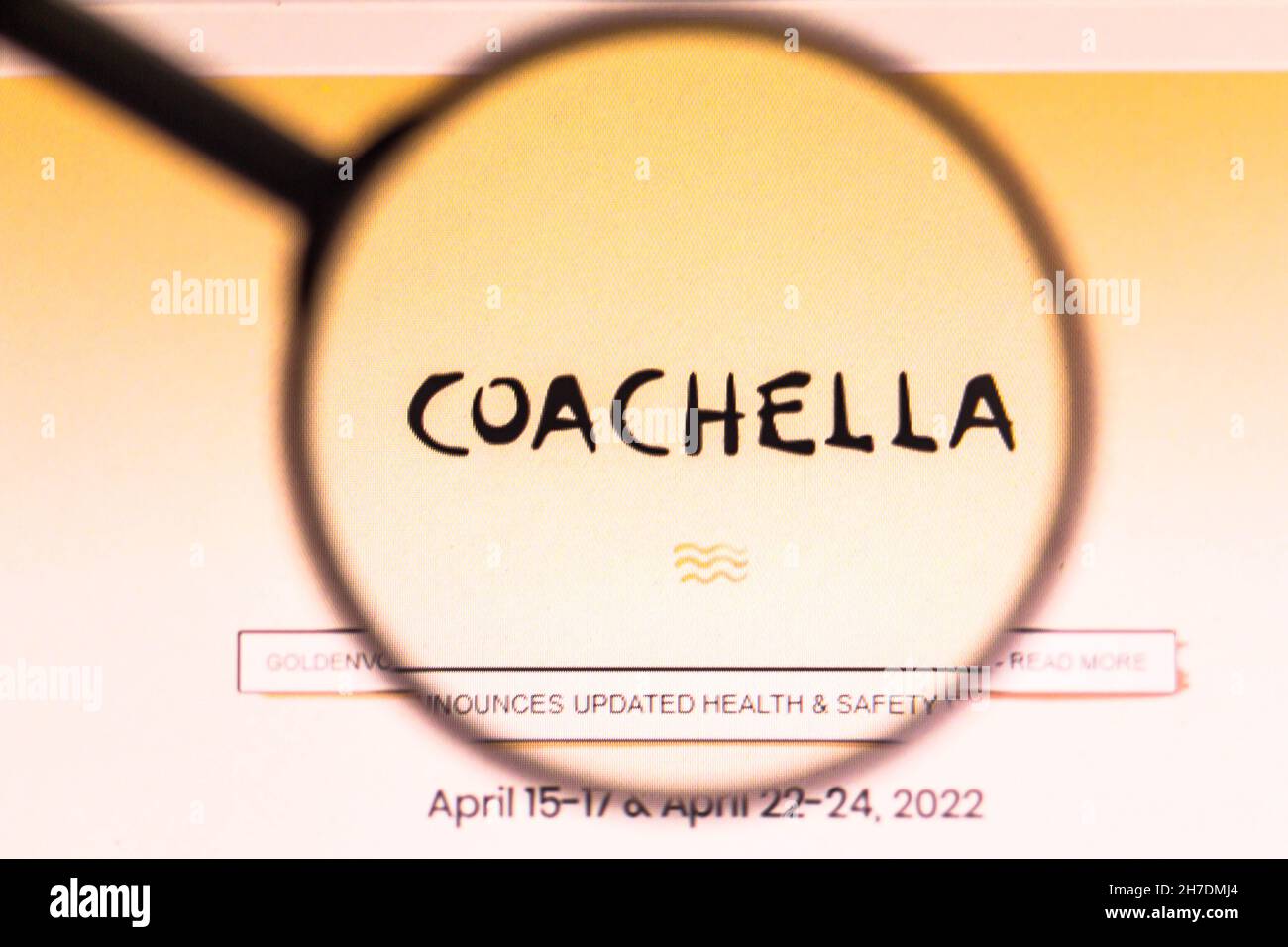 Coachella music festival sign hi-res stock photography and images - Alamy