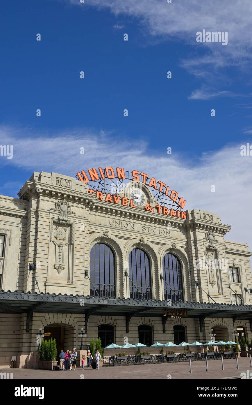 The historic Union Station, Denver CO Stock Photo - Alamy