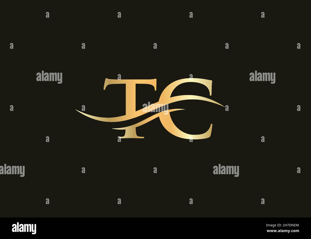 TC Linked Logo for business and company identity. Creative Letter TC ...