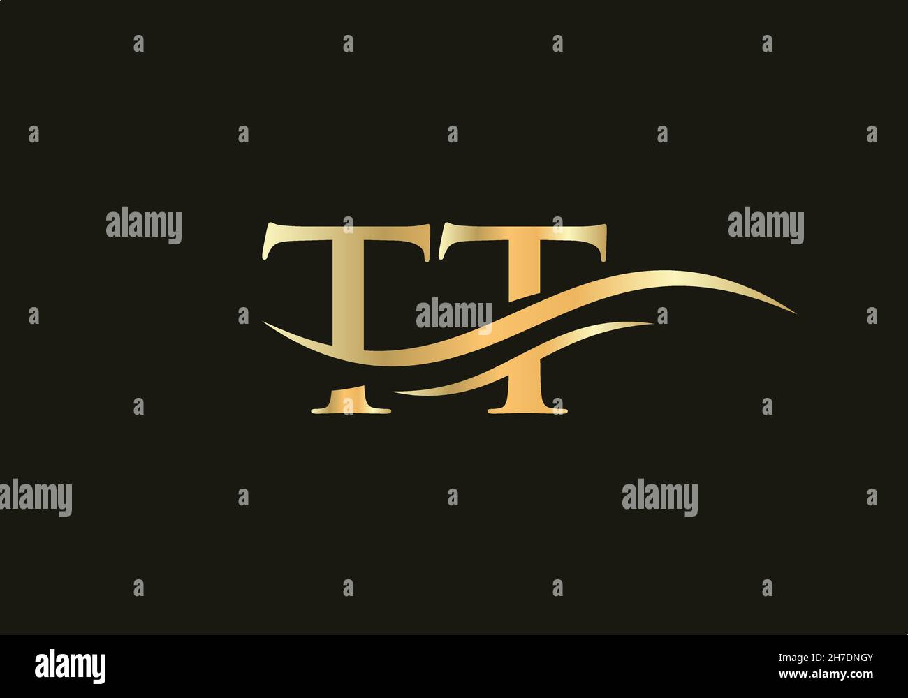 Modern TT Logo Design for business and company identity. Creative TT ...