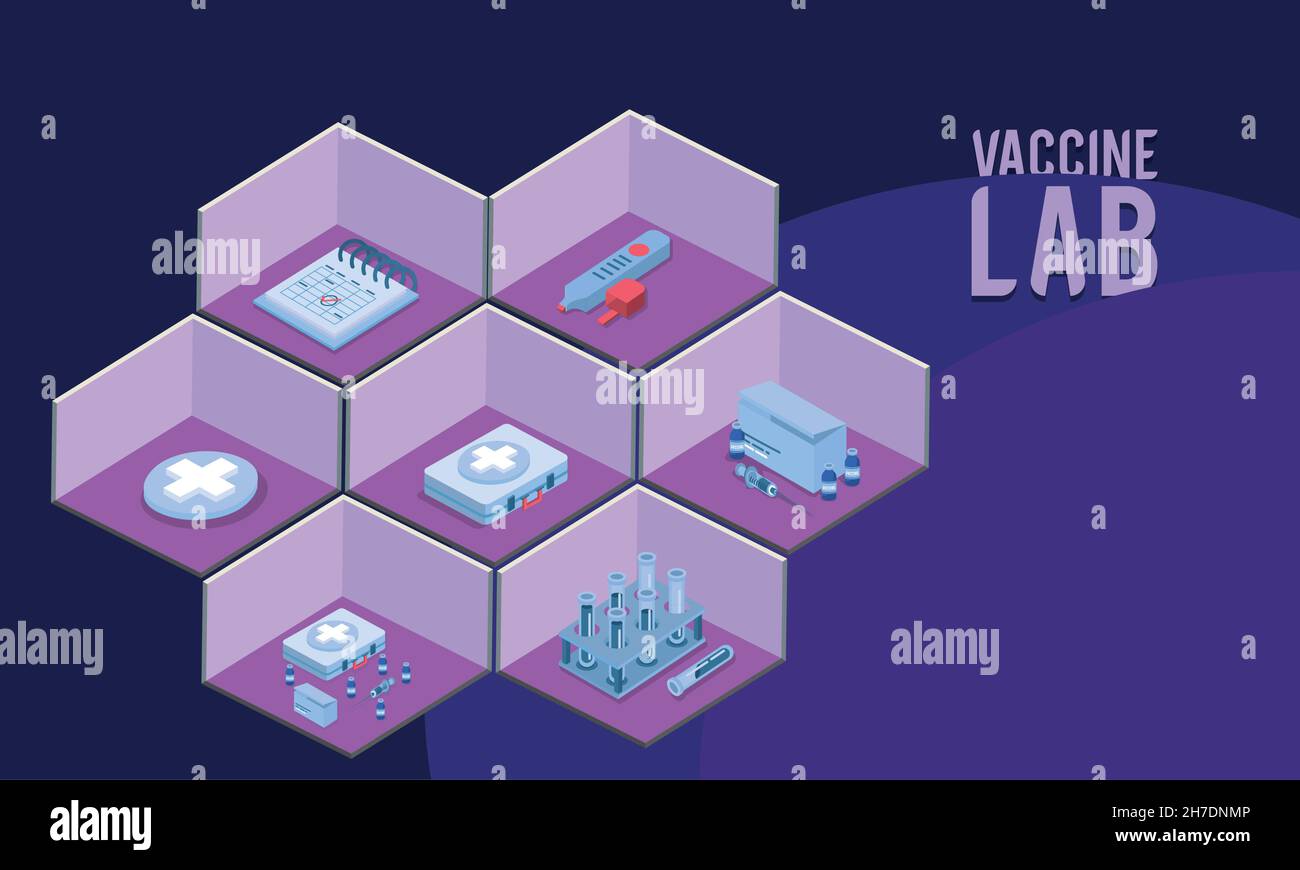 vaccine lab icons Stock Vector Image & Art - Alamy