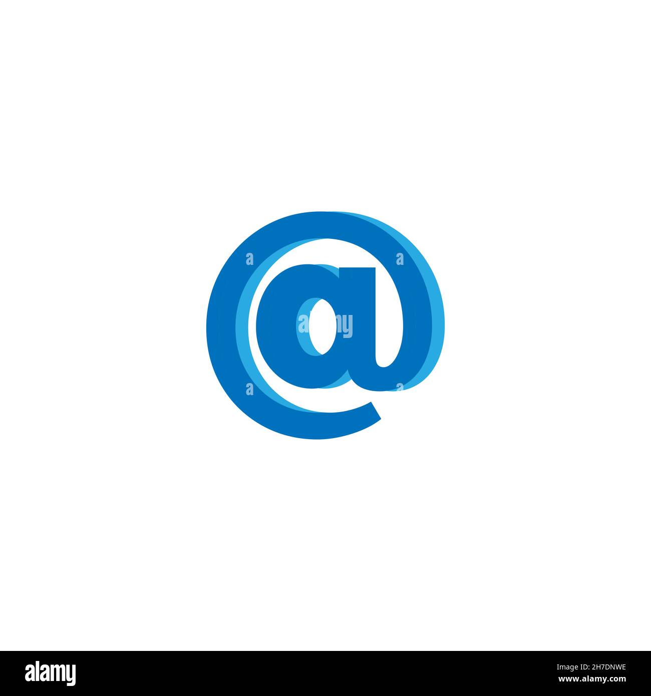 E-mail line icon. Simple style internet message poster background ...