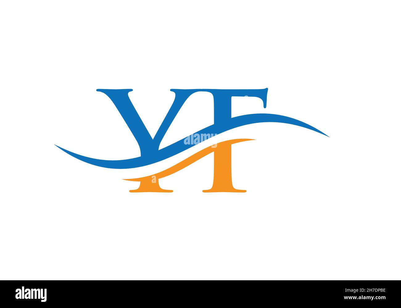YF Letter Linked Logo for business and company identity. Initial Letter ...