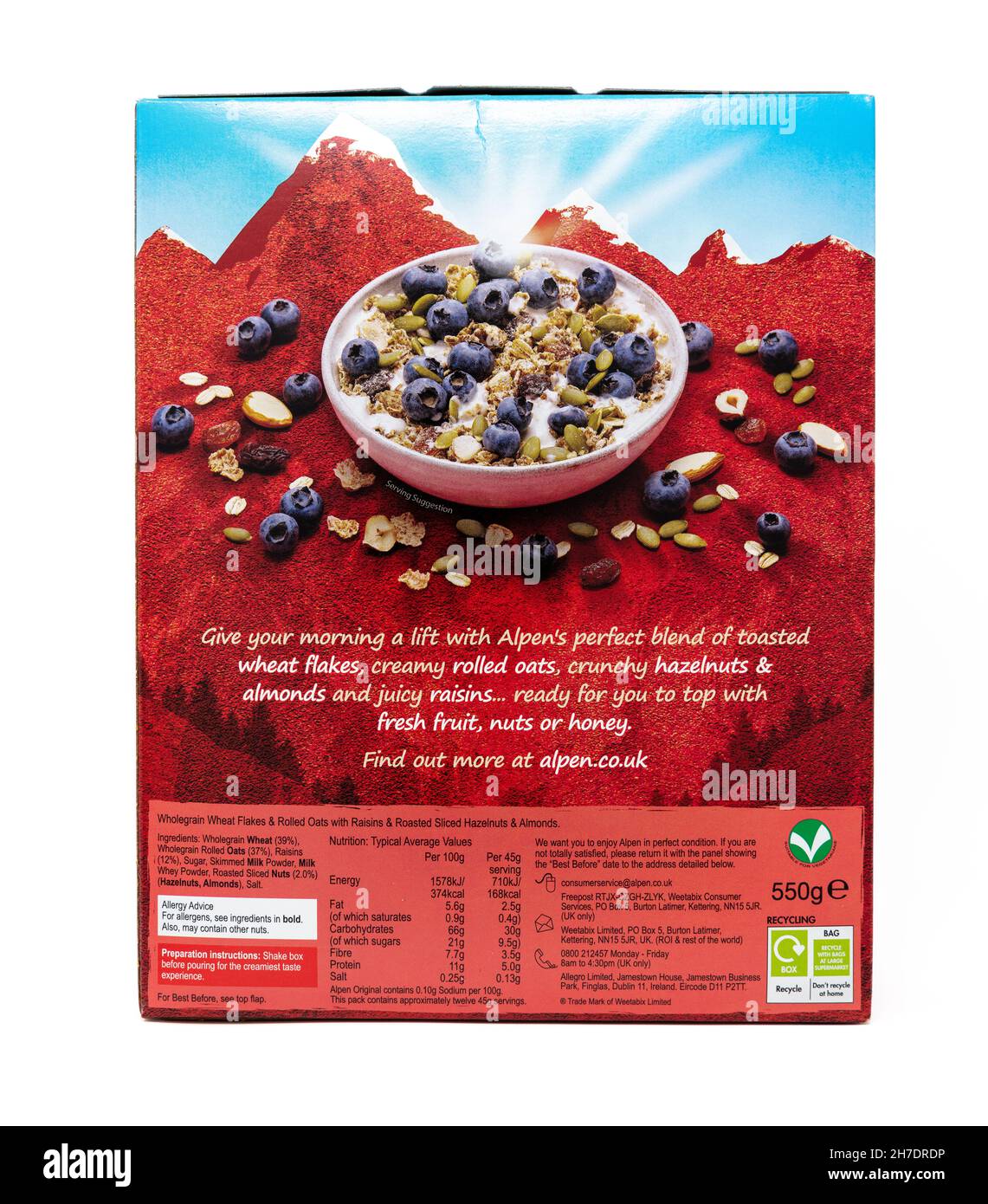 Packet of muesli breakfast cereal hi-res stock photography and images ...