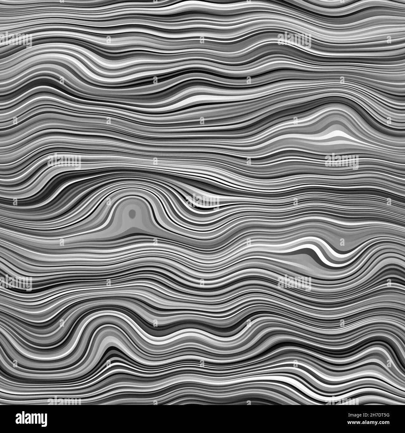 Seamless wavy monochrome stripes surface pattern design for background ...