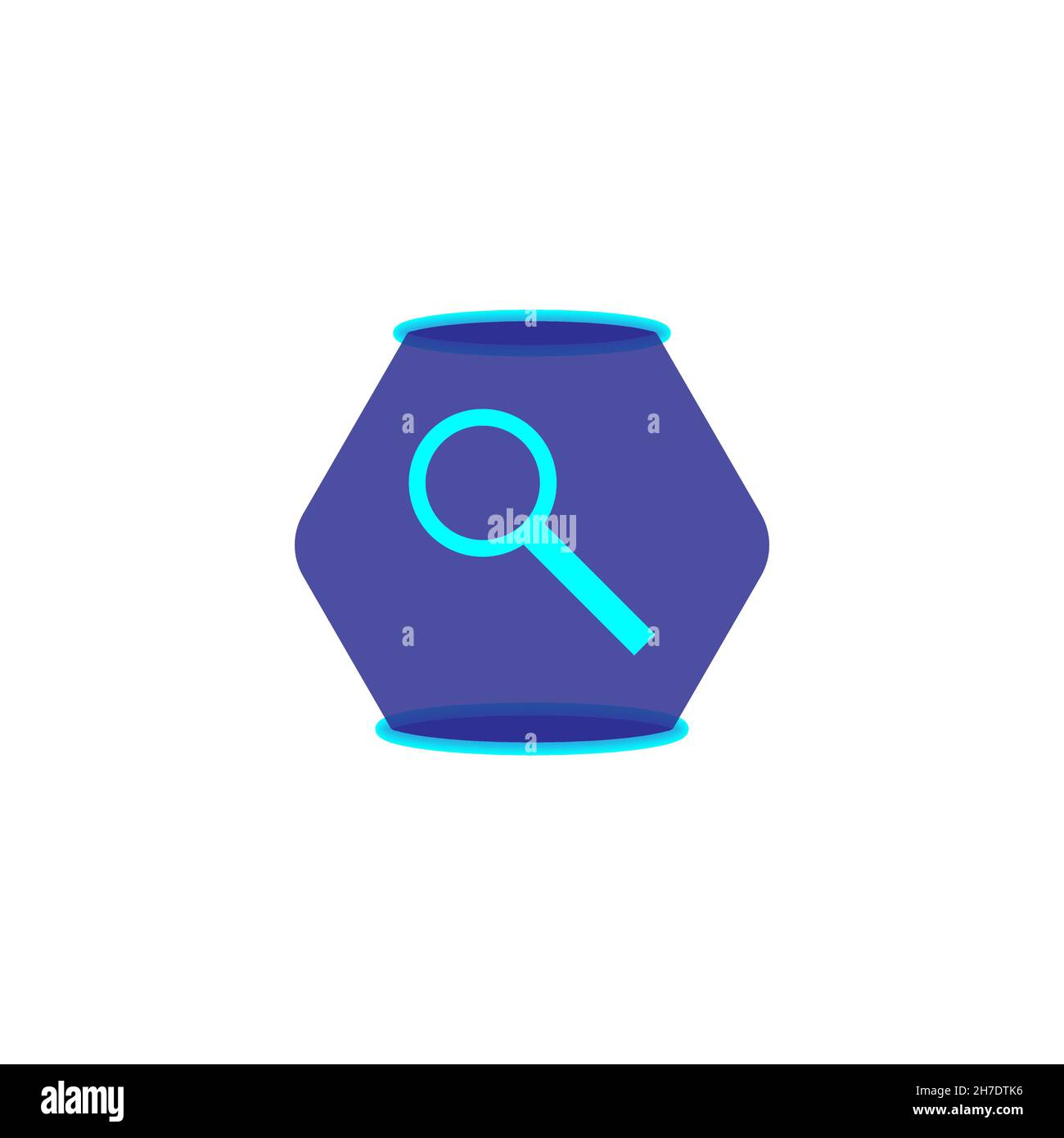 Searching file magnifying glass Stock Vector Images - Alamy