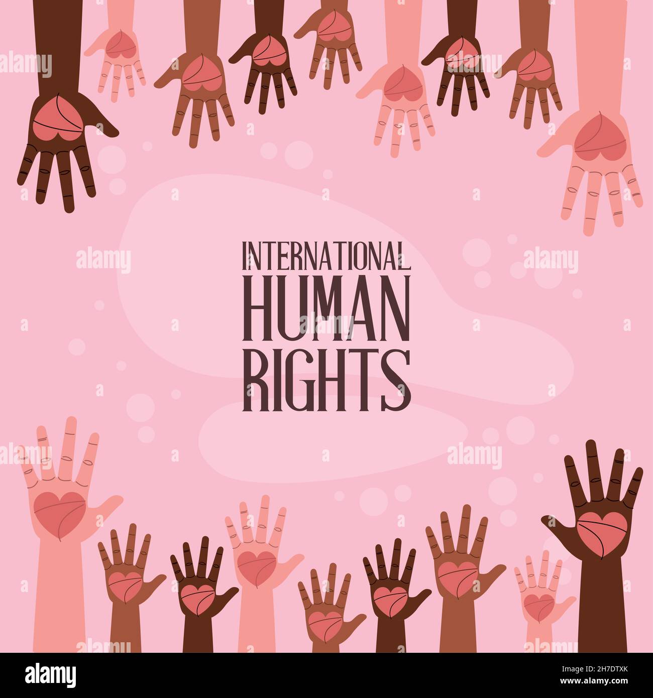 human rights hands frame Stock Vector Image & Art - Alamy