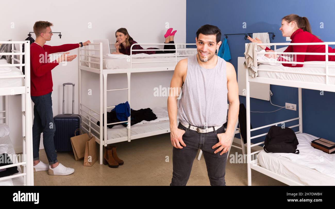 Youth hostel dormitory hi-res stock photography and images - Alamy