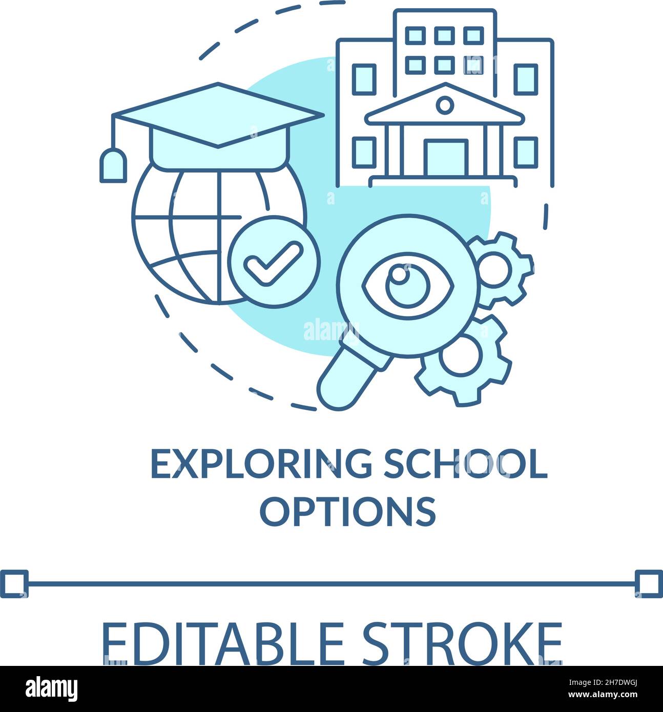 School options Stock Vector Images - Alamy