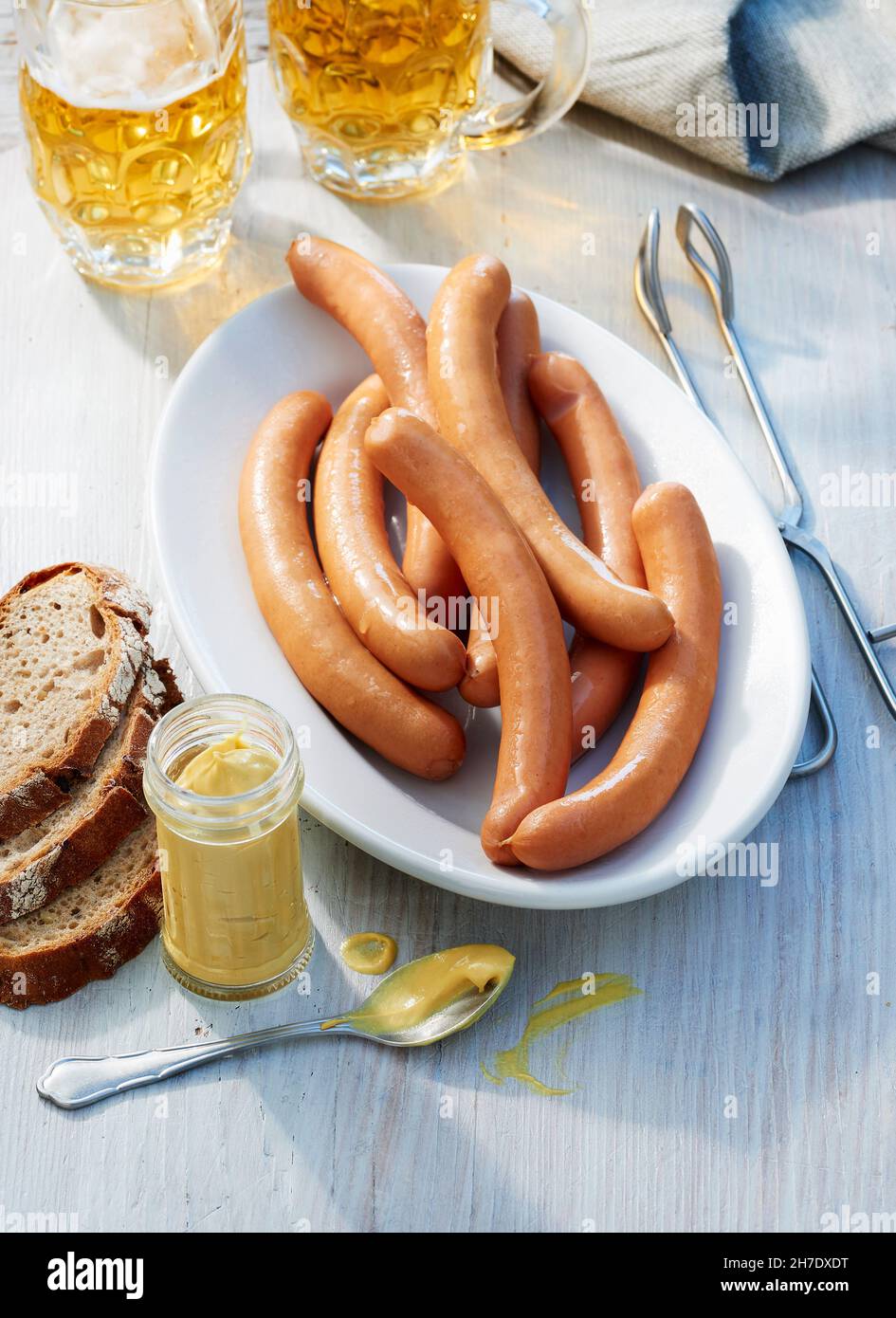 Thuringian sausages hi-res stock photography and images - Alamy