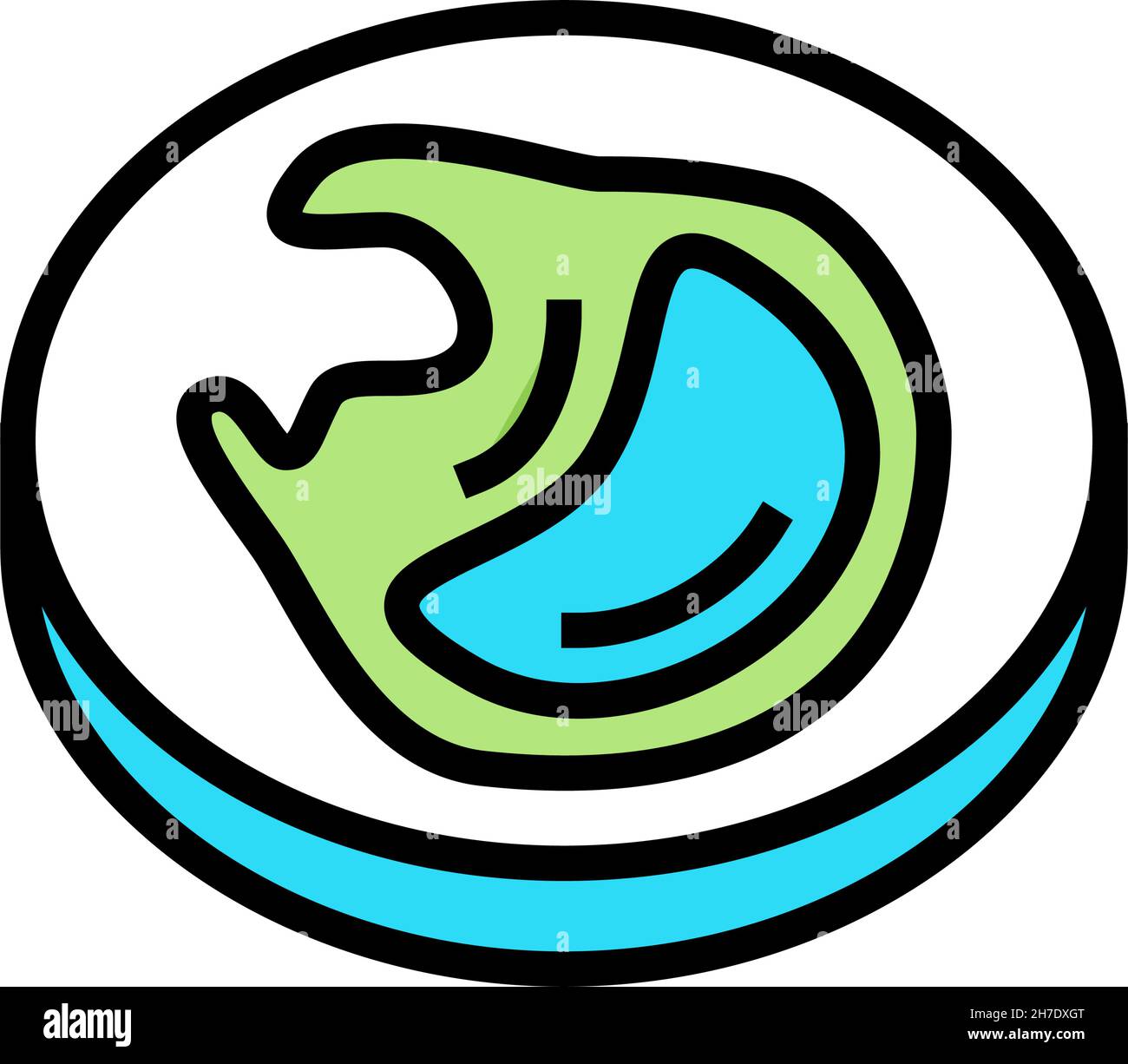 macrophage cell immunity color icon vector illustration Stock Vector ...