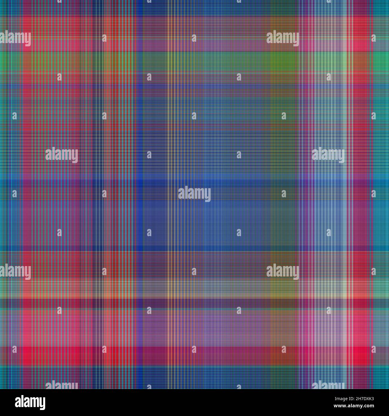 Seamless madras patchwork plaid cotton pattern. Tileable quilting ...
