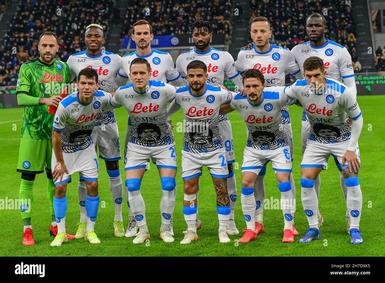 Line up of napoli calcio hi-res stock photography and images - Alamy
